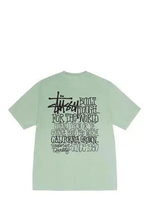 StÜssy California Grown Pigment Dyed Tee Shirt - Granite