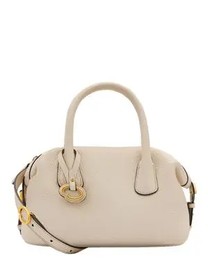Oscar De La Renta The Mini Dahlia Duffle - White
