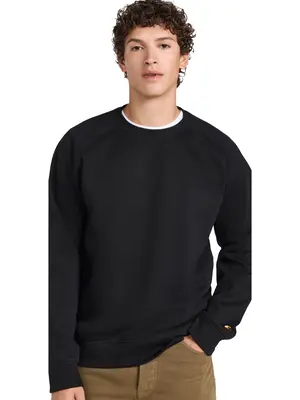 Carhartt Work In Progress Carhartt WIP Chase Crewneck Sweatshirt Black/gold