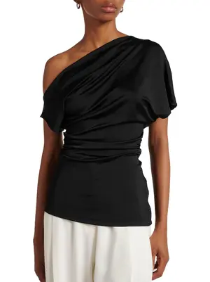 Tove Edel Draped Top - Black
