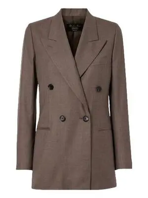 Loro Piana Aurora Virgin Wool Blazer - Brown