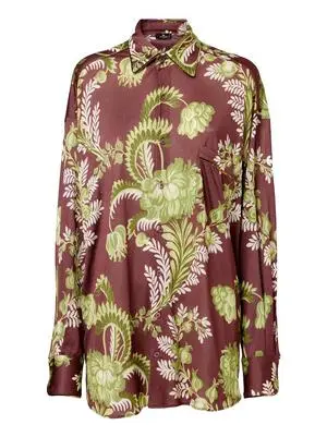 Etro Floral Oversized Shirt - Multicoloured