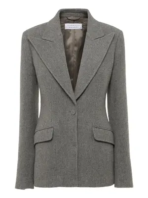 Gabriela Hearst Leiva Wool And Cashmere Blazer - Grey
