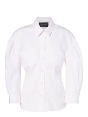 Simone Rocha Cotton Corset Shirt - Pink