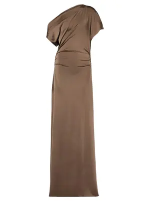 Tove Inez Draped Gown - Brown