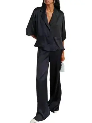 Loro Piana Dresden Wide-leg Pants - Blue