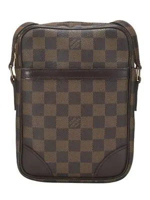 LOUIS VUITTON Damier Ebene Danube Crossbody - Brown