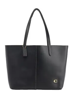 COACH North 32 Branded-plaque Leather Tote Bag - B4/black
