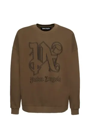 PALM ANGELS Monogram Statement Crewneck
