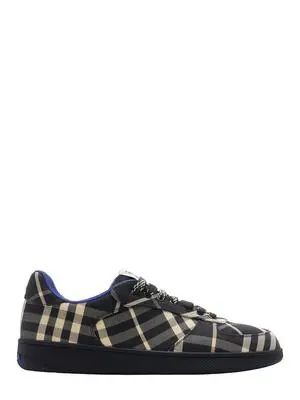 Burberry Terrace Checked Sneakers Black