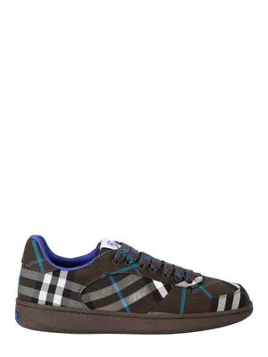Burberry Terrace Checked Sneakers Grey