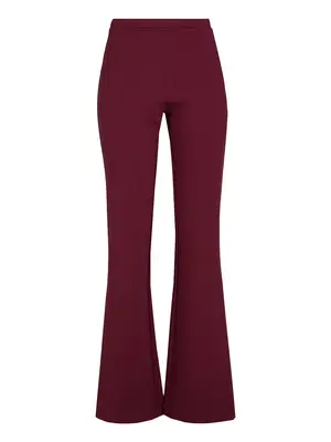 Diane Von Furstenberg Diane Von Furstenberg Gregory Bootcut Trousers Grape
