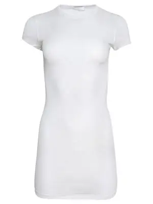 Wardrobe.NYC Cap-sleeve Mini Dress - White