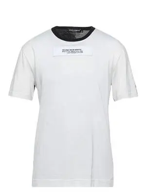 Dolce & Gabbana T-shirt Size Cotton, Viscose, Polyurethane, Polyester - White
