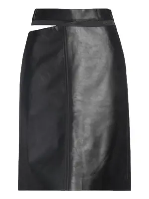 FENDI Midi Calfskin Pencil Skirt