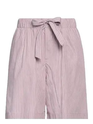 BIRKENSTOCK X TEKLA Striped High-waisted Shorts - Purple