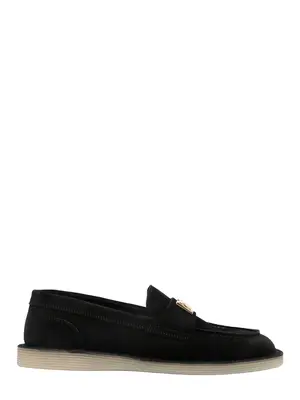 Dolce & Gabbana Logo-plaque Loafers - Black