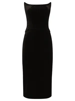 Dolce & Gabbana Strapless Dress - Black