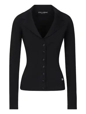 Dolce & Gabbana Button-up Jacket - Black