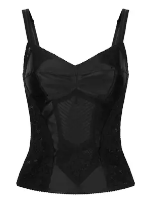 Dolce & Gabbana Corset-style Top - Black
