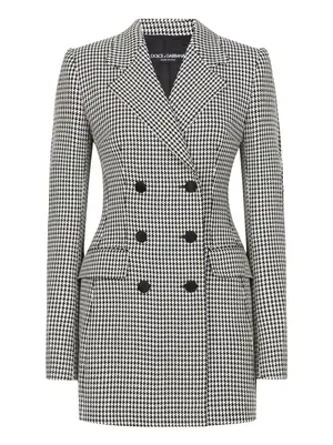 Dolce & Gabbana Check Pattern Jacket - Grey