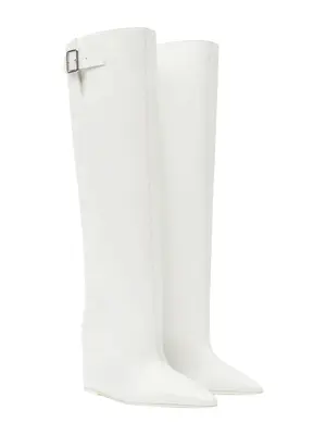 COURREGES Astro Leather Boots - White