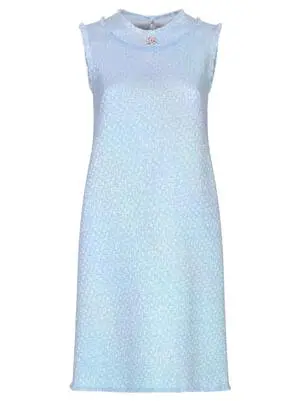 Dolce & Gabbana Dna Bouclé Shift Midi Dress - Blue