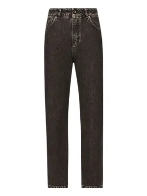 Dolce & Gabbana Straight-leg Jeans - Black