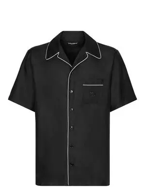 Dolce & Gabbana Dg Embroidery Shirt - Black
