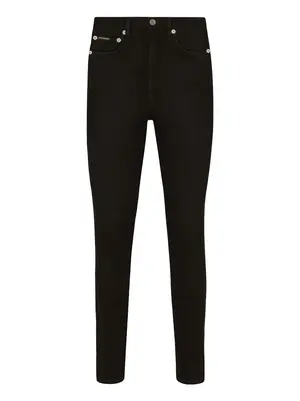 Dolce & Gabbana High-waist Skinny Jeans - Black