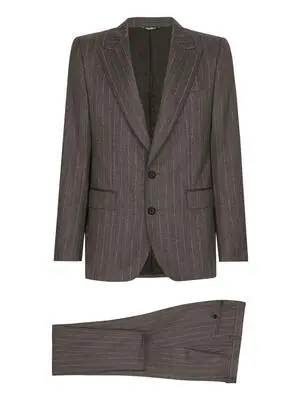 Dolce & Gabbana Striped Suit - Grey