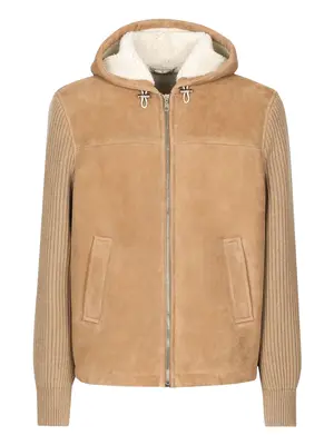 Dolce & Gabbana Hooded Jacket - Neutrals