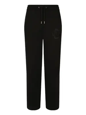 Dolce & Gabbana Logo-embroidered Track Pants - Black