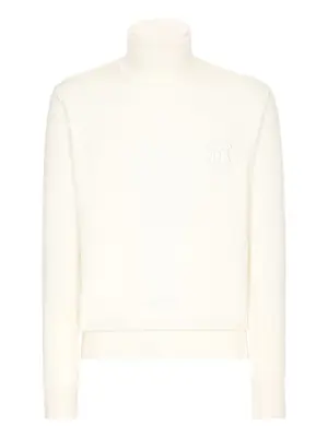 Dolce & Gabbana Roll-neck Cashmere Jumper - Neutrals