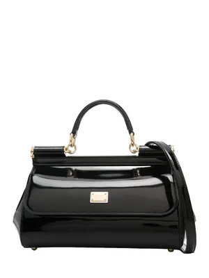 Dolce & Gabbana Medium Sicily Tote Bag - Black