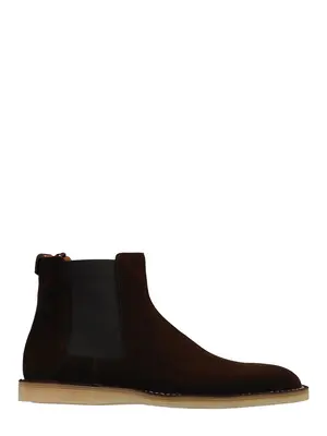 Dolce & Gabbana Suede Chelsea Boots - Brown