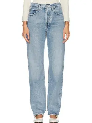 AGOLDE Kelly High Rise Relaxed Straight Jeans - Harmonic