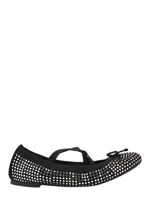 AQUAZZURA Remix Ballet Flat - Black & Silver