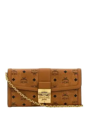 Mcm Tracy Wallet - Brown
