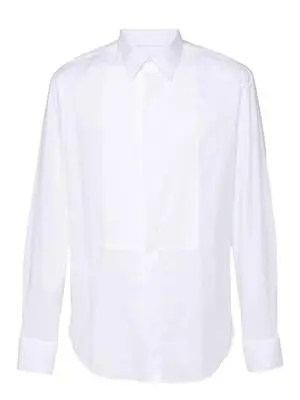 Giorgio Armani Pleated Shirt - White