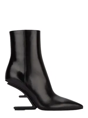 Fendi 95mm Sculpted-heel Boots - Black
