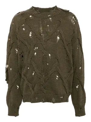 Andersson Bell Fisherman Sweater - Green