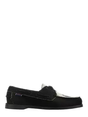 SEBAGO Portland Raw Boat Shoes - Black