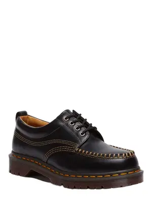 Dr. Martens Lowell Leather Moc Toe Shoes - Black