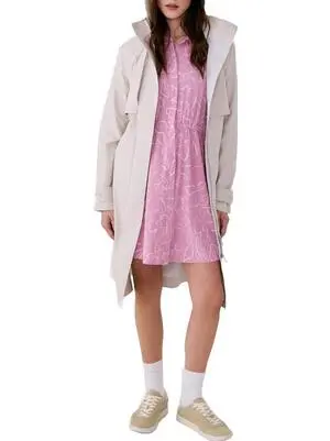 LOLE Lole Aliz Waterproof Trench Coat Abalone