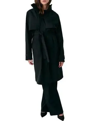 LOLE Aliz Waterproof Trench Coat - Black