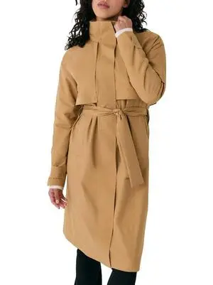 LOLE Lole Aliz Waterproof Trench Coat Carmel