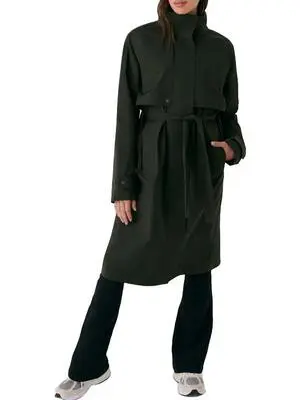 LOLE Lole Aliz Waterproof Trench Coat Olive