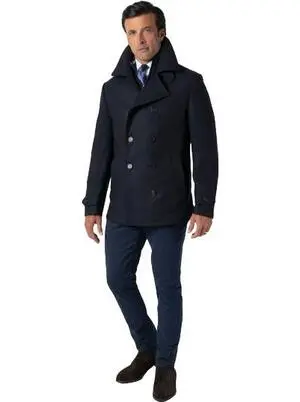ROBERT TALBOTT Robert Talbott Curtis Pea Coat