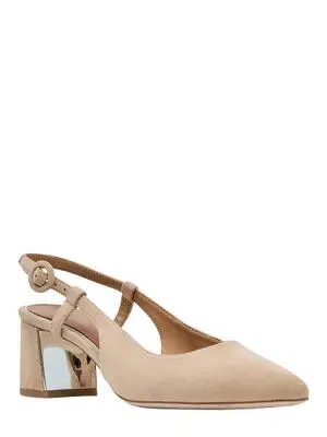 DONALD PLINER Song Slingback Pumps - Camel